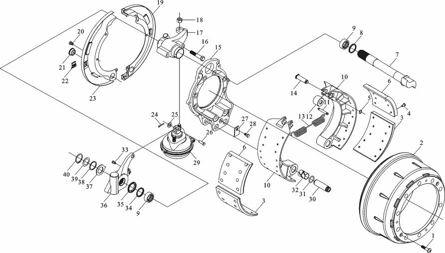 SHACMAN F3000 MAN DOUBLE REDUCTION DRIVE AXLE MID AXLE HOUSING(STR ...