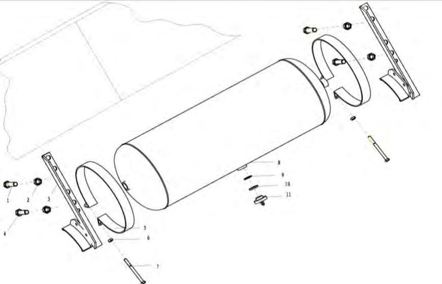 SHACMAN F3000 AIR COMPESSOR OUTER LINE-8